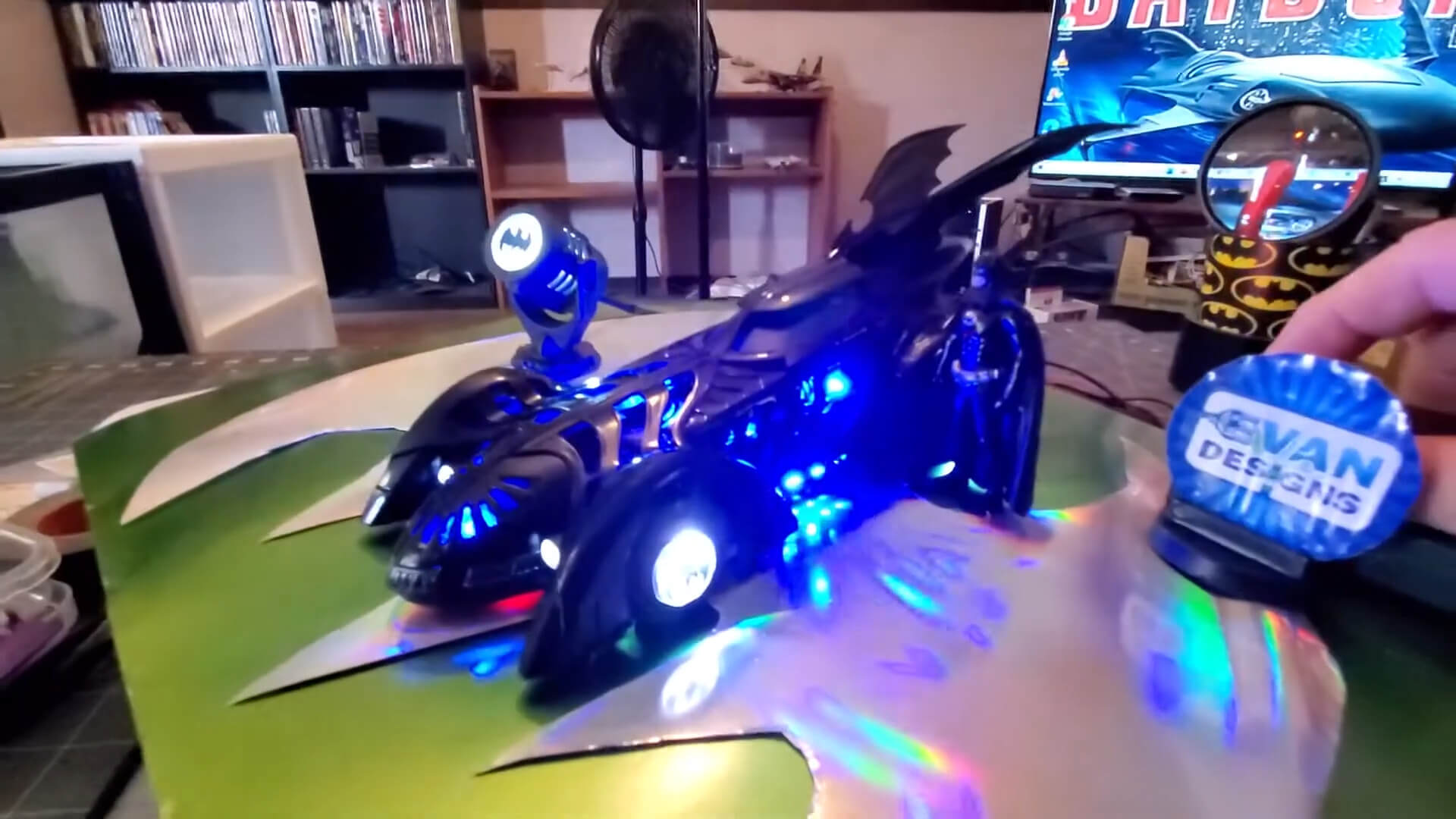 Batman Forever 1995 Batmobile Model with LEDs – Evan Designs