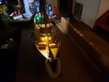 Enhanced Modeling: Explore Ship and Boat Models with LED Lights – Evan ...