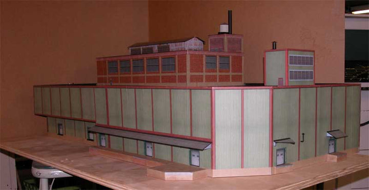 Large Warehouse Model in HO Scale | Model Builder by Evan Designs