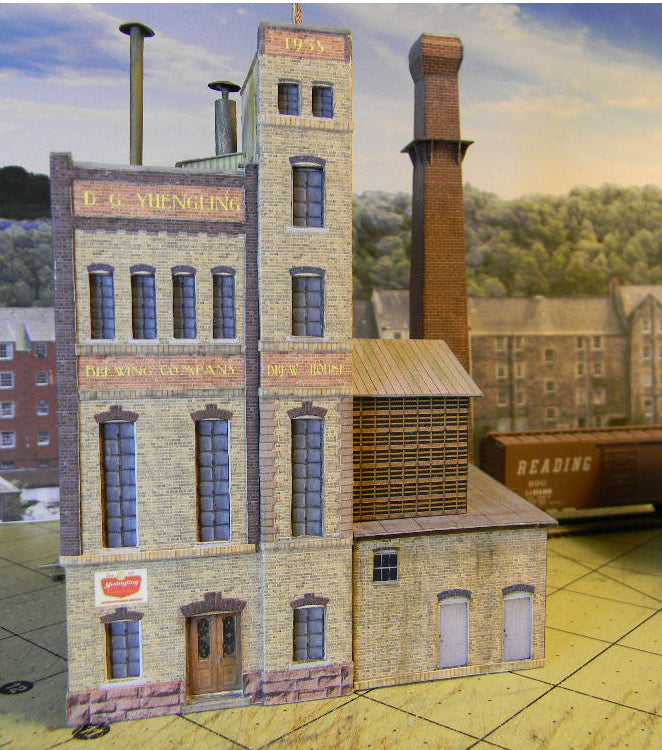 N-Scale Brewery House | Model Builder & Scale scenes
