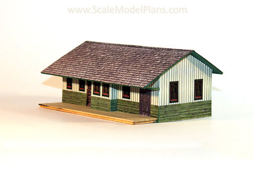 O-Scale Depot Created with Model Builder