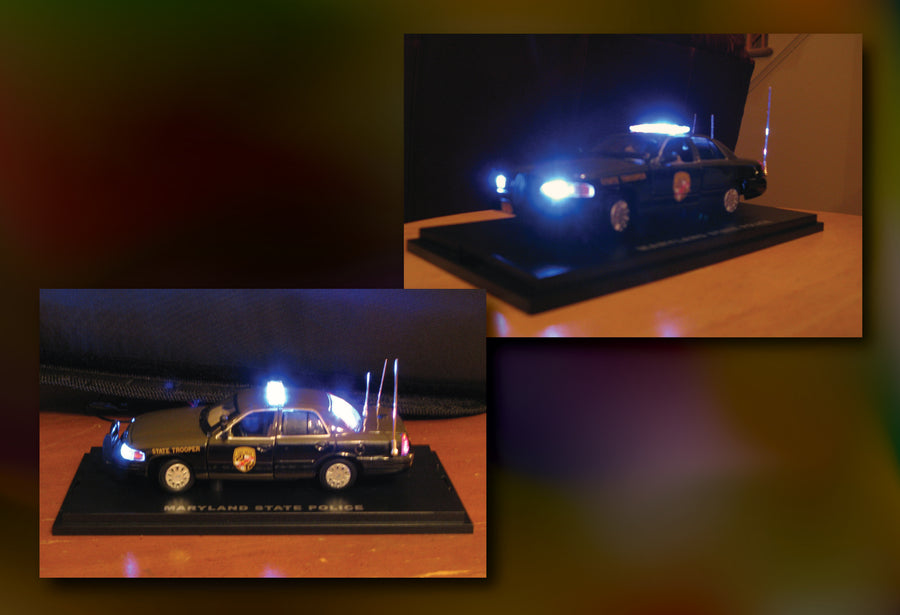State Trooper Police Car with LEDs