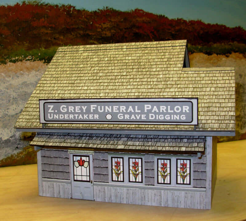 Z. Grey Funeral Parlor Built with Model Builder