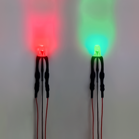 Green Red Bi-Color LED for Model Train Indicators | EvanDesigns.com