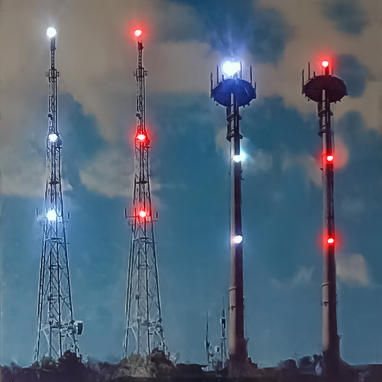 Tower Warning Lights for Miniature Radio Towers other mini Structures