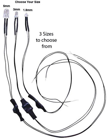 Miniature LED Lights for Model Trains - Fully assembled, guaranteed ...